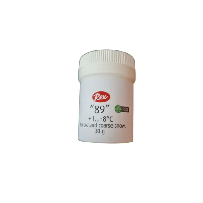 Rex "89" Racing Service Powder (C6, PFOA-free) +1°...-8°C, 30g | Skiwax ...